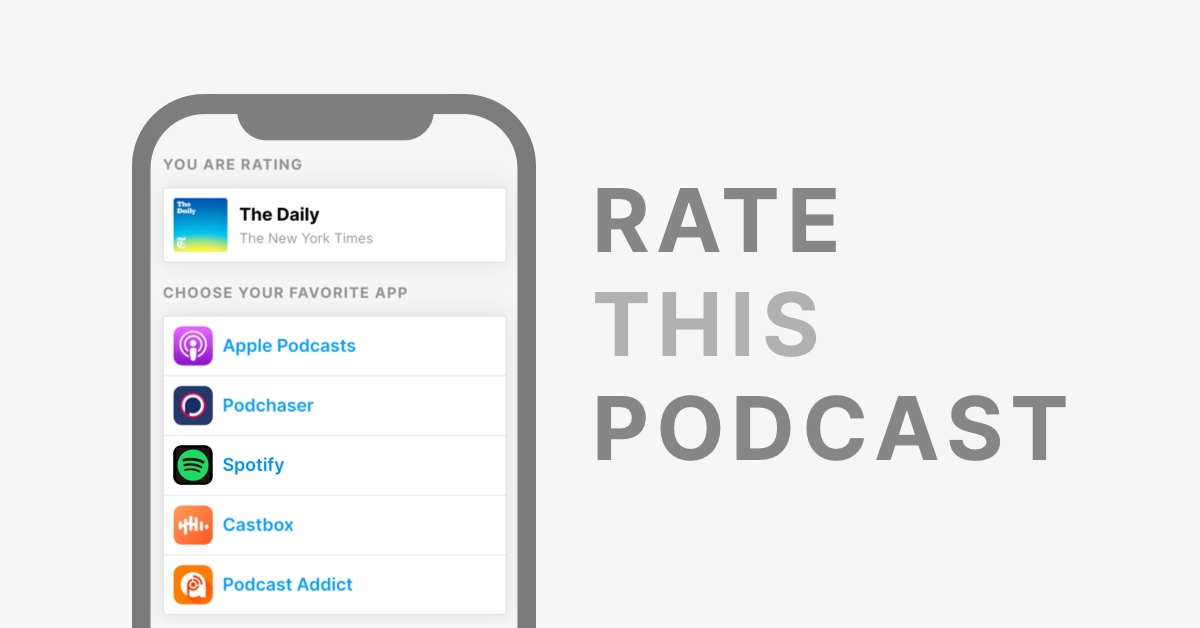 Rate This Podcast - Triple your podcast's ratings and reviews